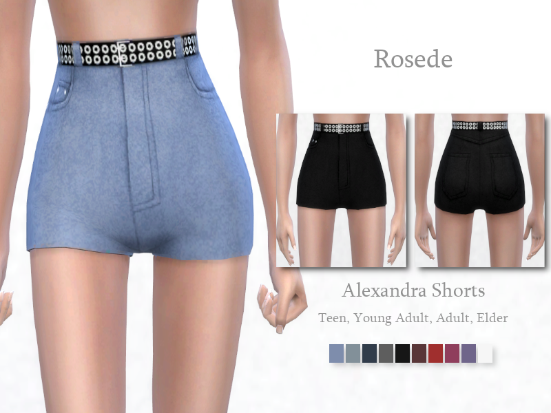 The Sims Resource | Alexandra Shorts