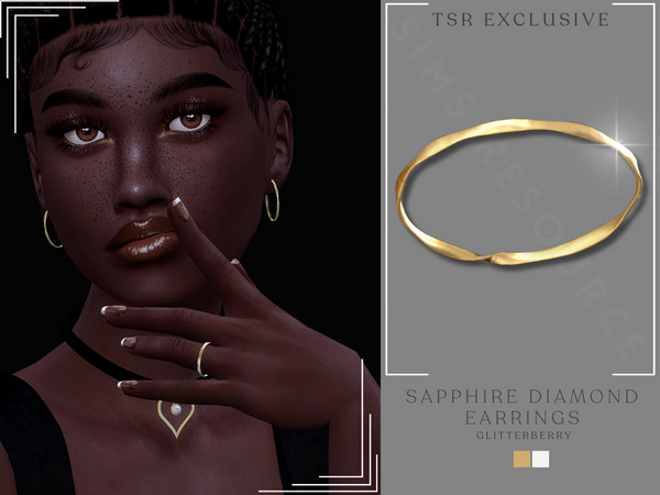 The Sims Resource - Gold Hoop Wedding Band