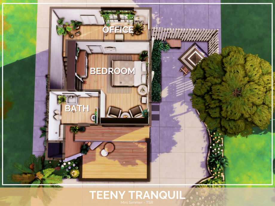 The Sims Resource | Teeny Tranquil - No CC