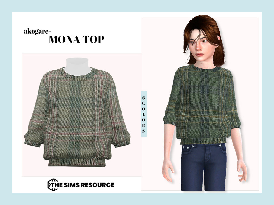 The Sims Resource | Mona Top