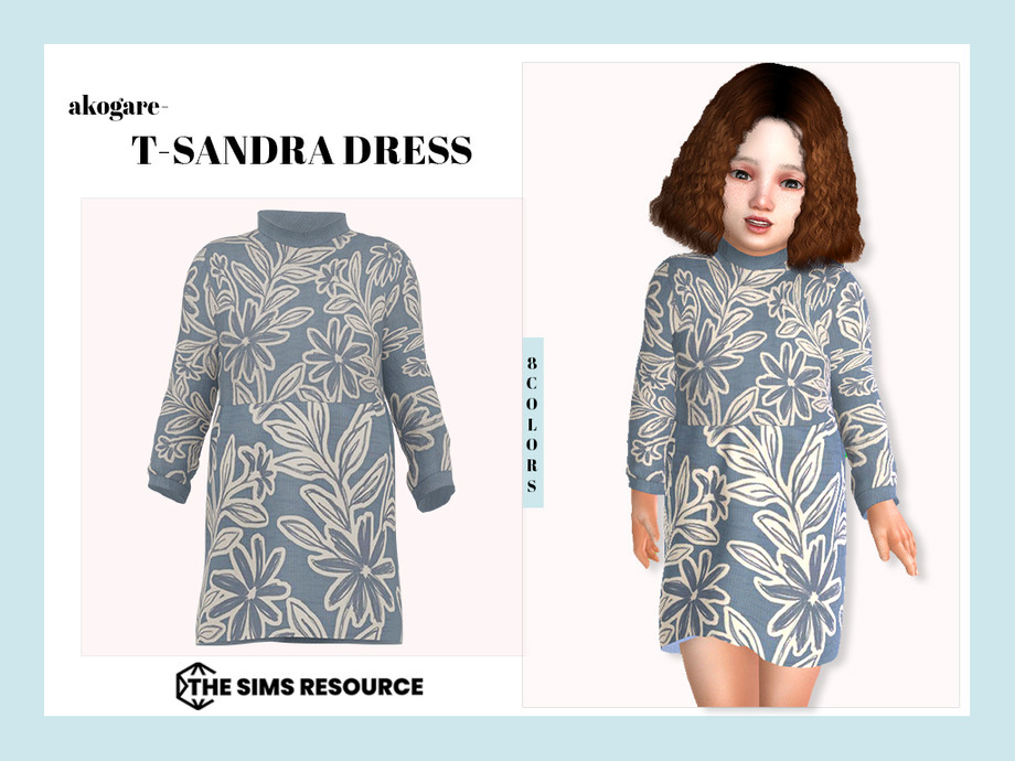 The Sims Resource | T-Sandra Dress