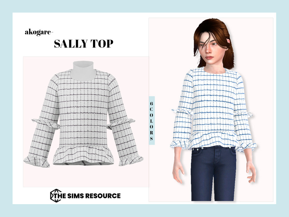 The Sims Resource | Sally Top