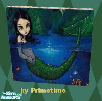 The Sims Resource | PT Gothic Mermaids-Mermaid in her Grotto