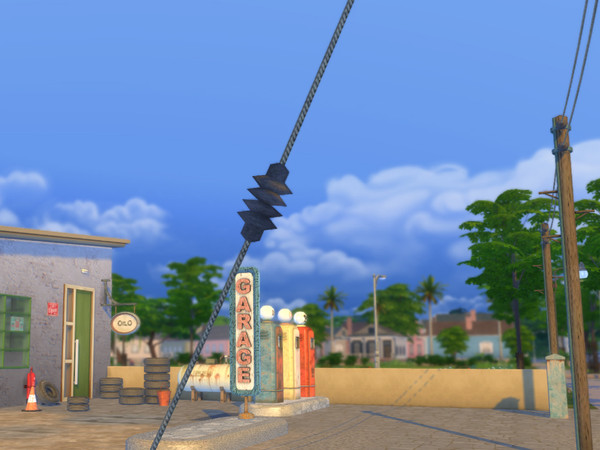 The Sims Resource | Ground Wire for Telegraph Poles