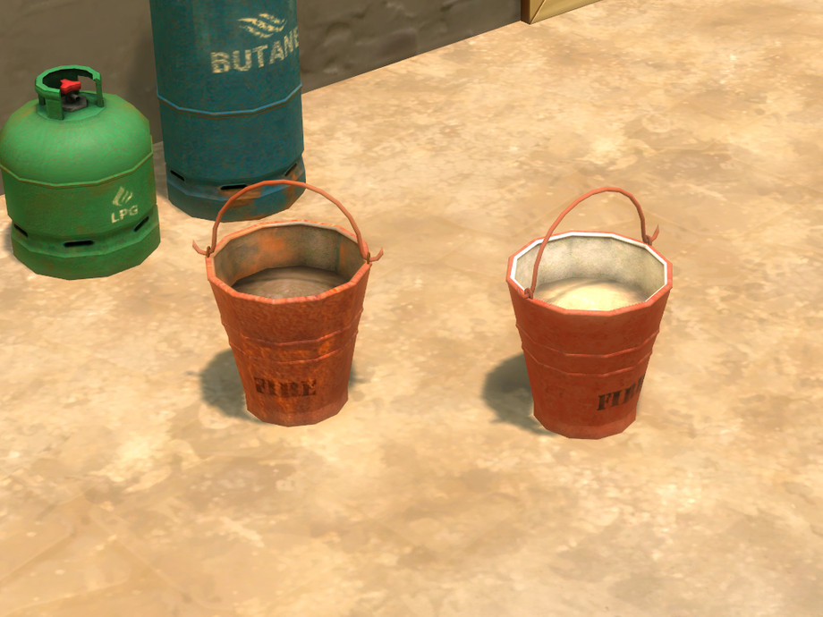 The Sims Resource | Sand-filled Fire Bucket