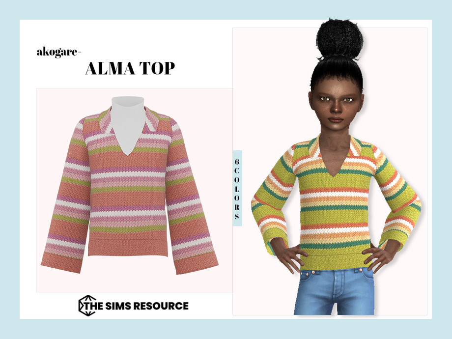 The Sims Resource | Alma Top