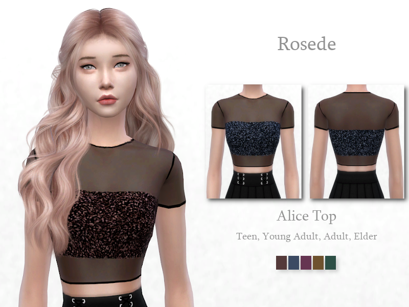 The Sims Resource | Alice Top
