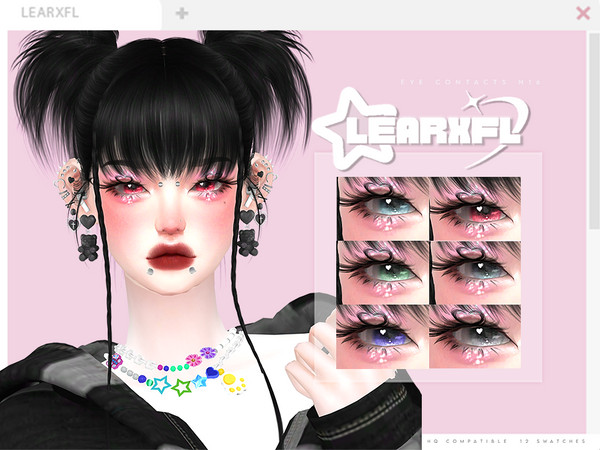 The Sims Resource | [Learxfl] Eye Contacts N16