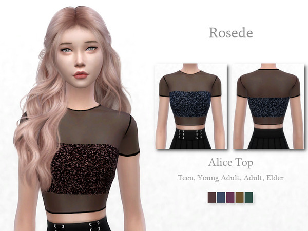 The Sims Resource | Alice Top