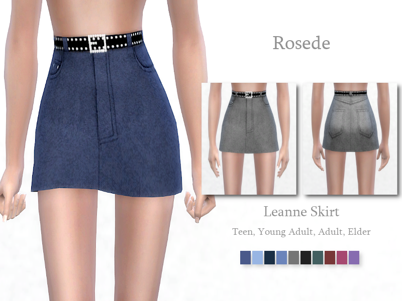 The Sims Resource | Leanne Skirt