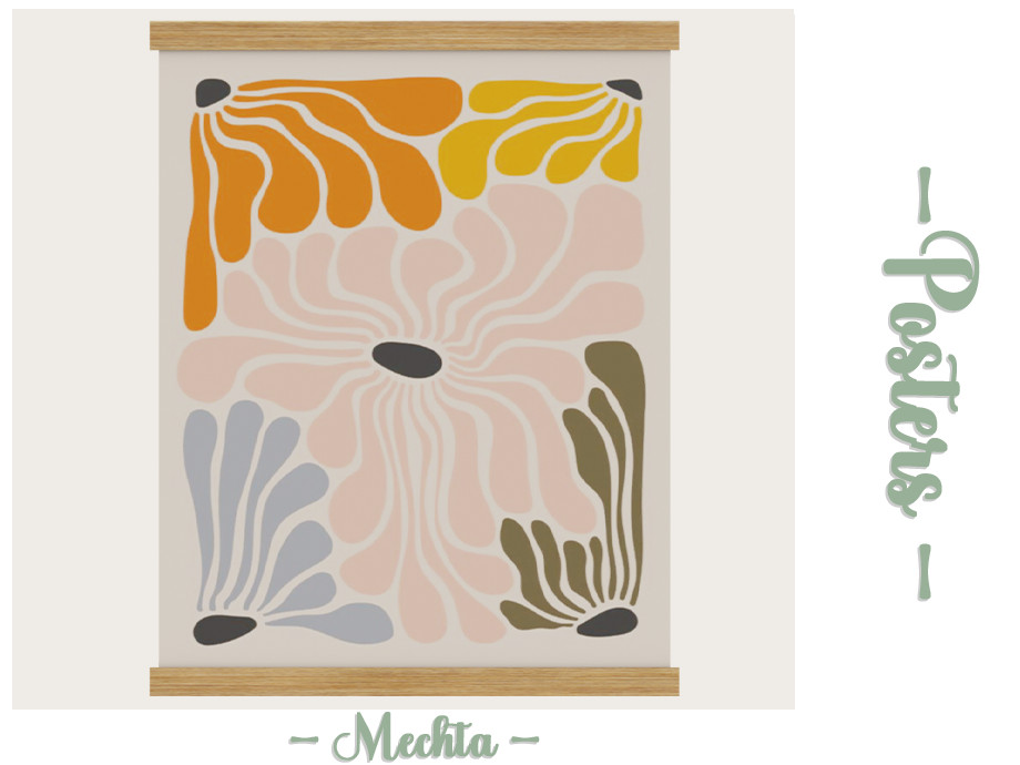 The Sims Resource | Mechtasims Novi Set: Posters