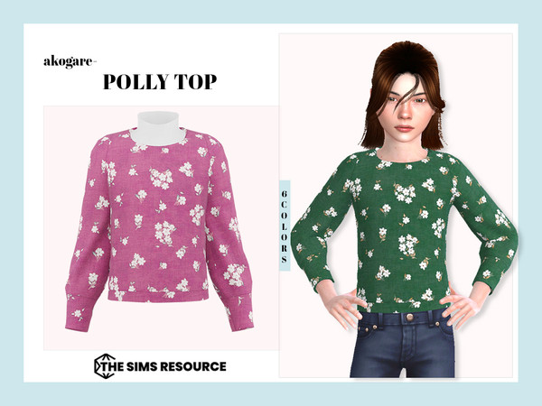 The Sims Resource | Polly Top