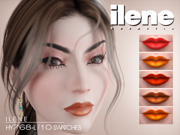 The Sims Resource | ILENE_E HY768 Lipstick