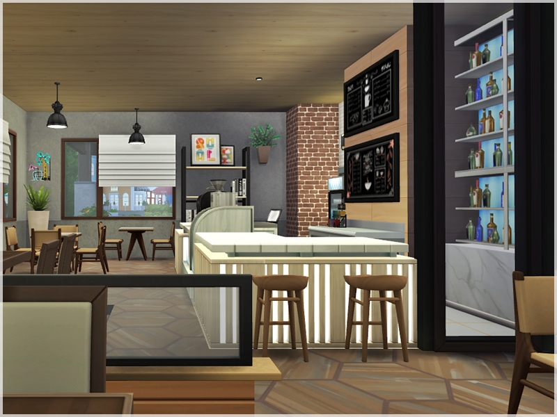 The Sims Resource | Espresso Way - Coffee Shop