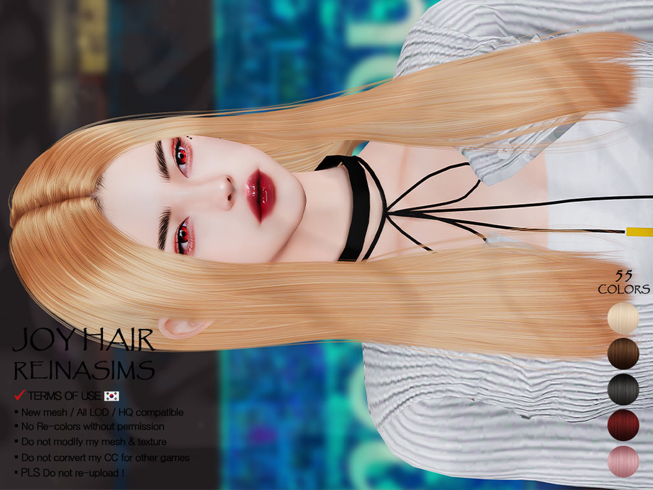 The Sims Resource | Joy hair