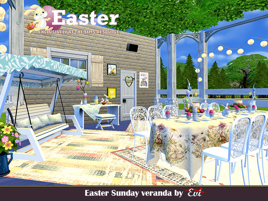 The Sims Resource - Easter Sunday Veranda