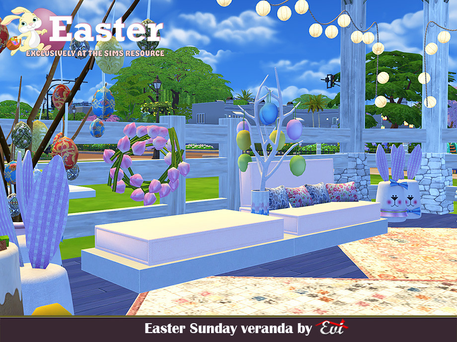 The Sims Resource - Easter Sunday Veranda