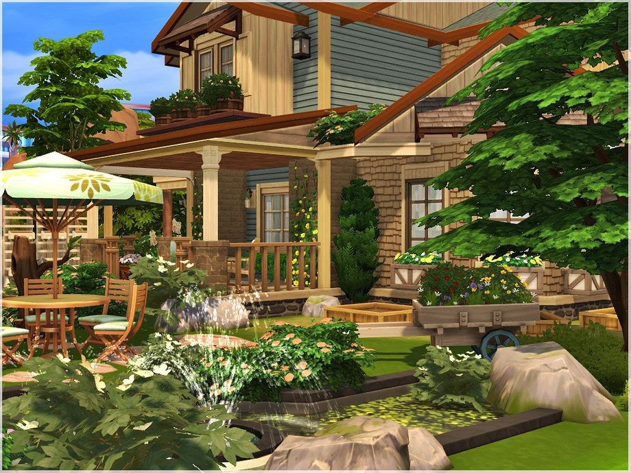 The Sims Resource | Spring Florals - Florist Cottage