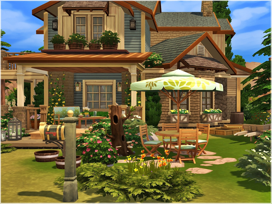 The Sims Resource | Spring Florals - Florist Cottage