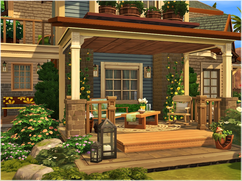 The Sims Resource | Spring Florals - Florist Cottage