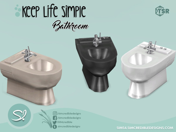 The Sims Resource | Keep Life Simple bathroom bidet