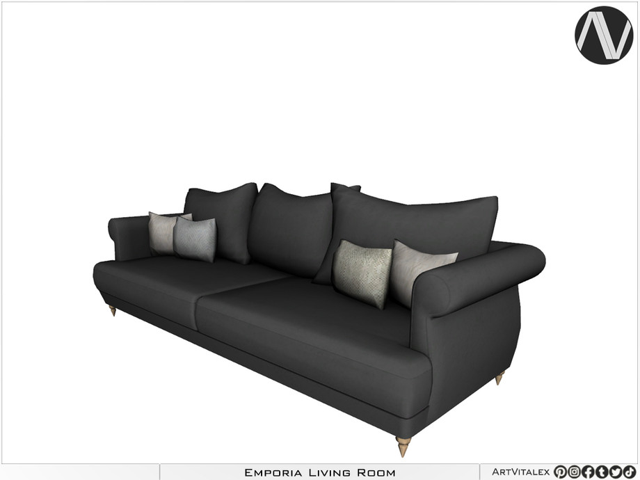 The Sims Resource | Emporia Seat Triple