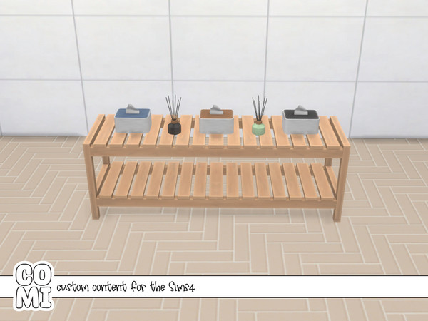 The Sims Resource - Comiko Bathroom Shelf