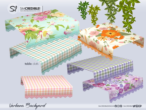 The Sims Resource | Verbena Table cloth