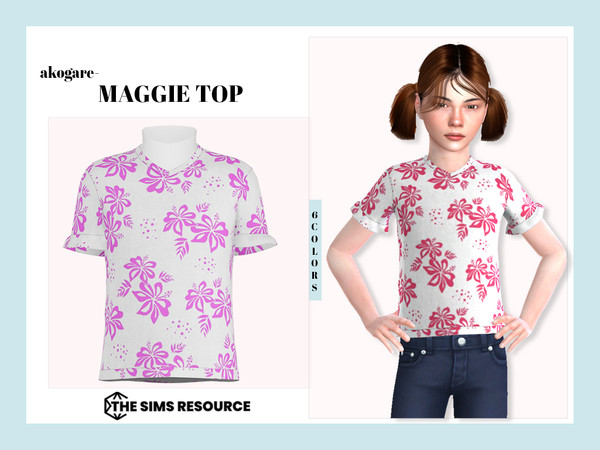 The Sims Resource | Maggie Top