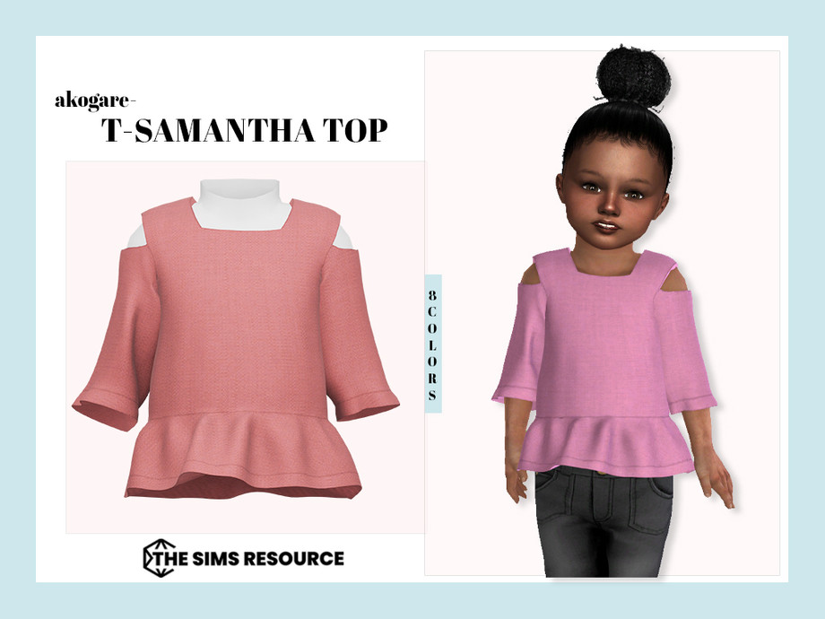 The Sims Resource | T-Samantha Top