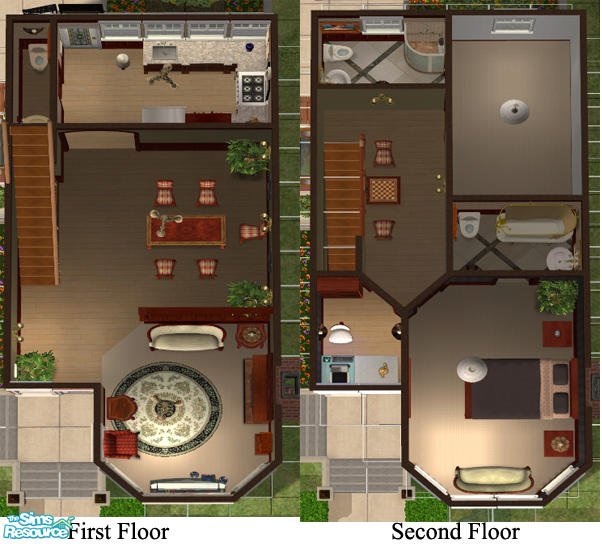 The Sims Resource | Row House