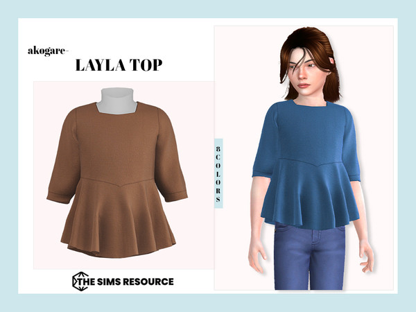 The Sims Resource | Layla Top