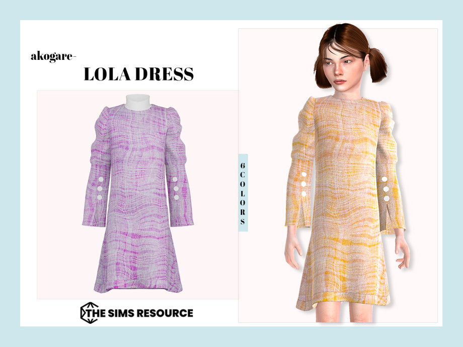 The Sims Resource | Lola Dress