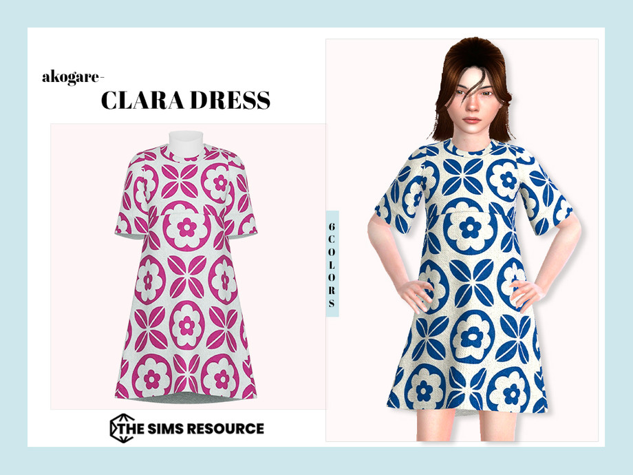 The Sims Resource | Clara Dress