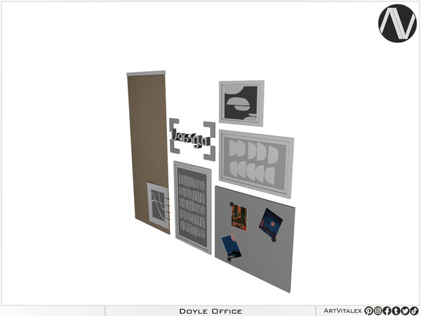 The Sims Resource | Doyle Pictures And Photo Magnet