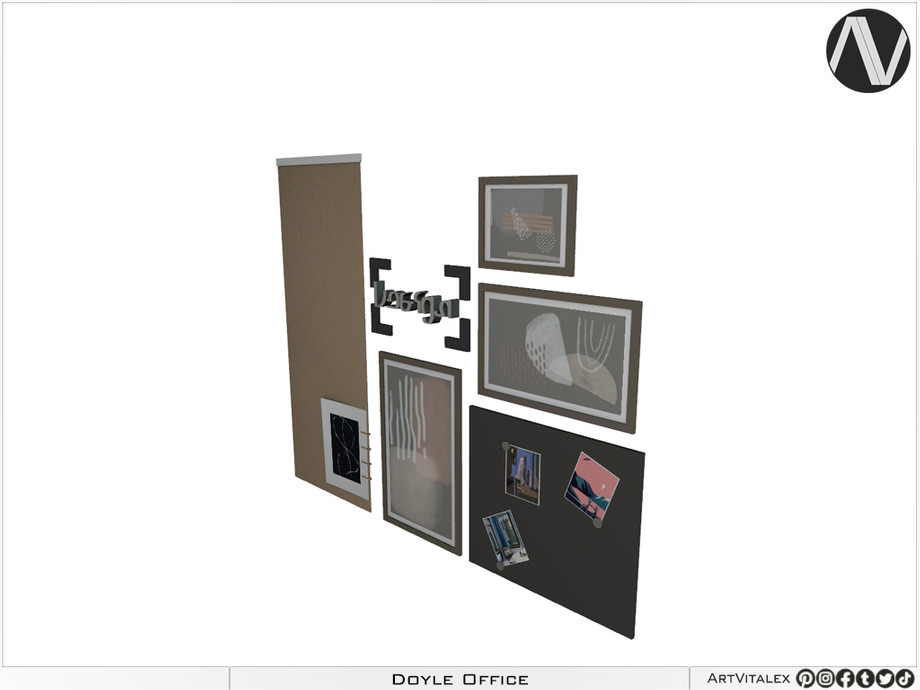 The Sims Resource | Doyle Pictures And Photo Magnet