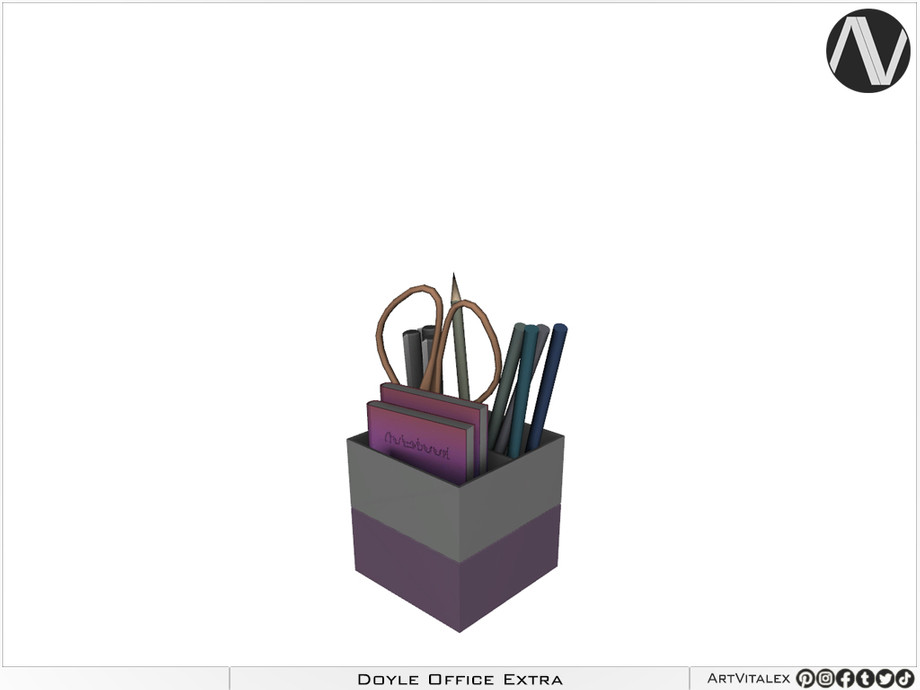 The Sims Resource | Doyle Pen Holder