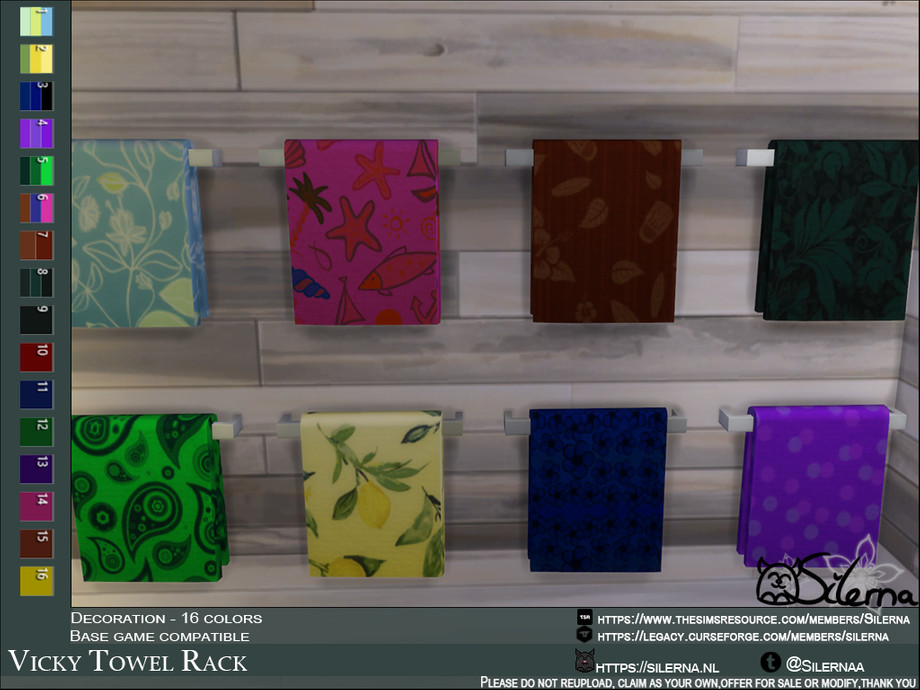 The Sims Resource | Vicky Towels