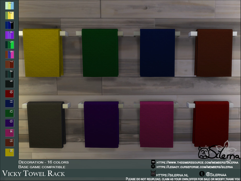 The Sims Resource | Vicky Towels