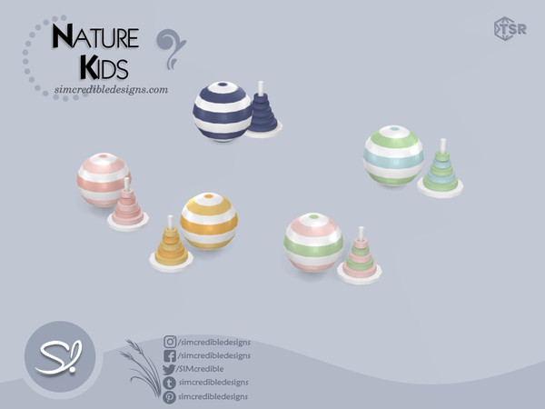 The Sims Resource | Nature Kids Stacker Toy [decor]