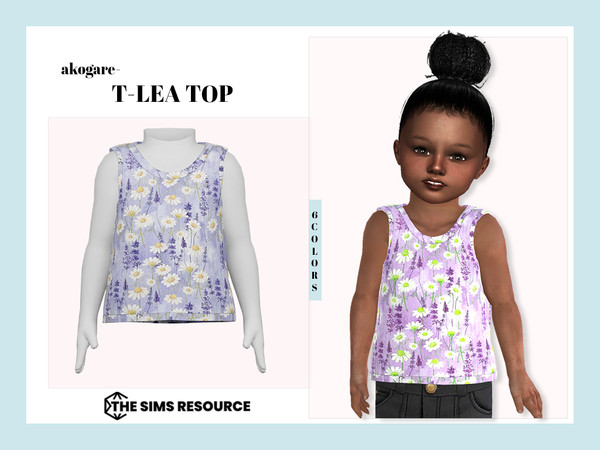 The Sims Resource | T-Lea Top
