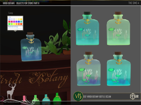 The Sims Resource | DSF VIRIDI BOTANY Bottle Ocean