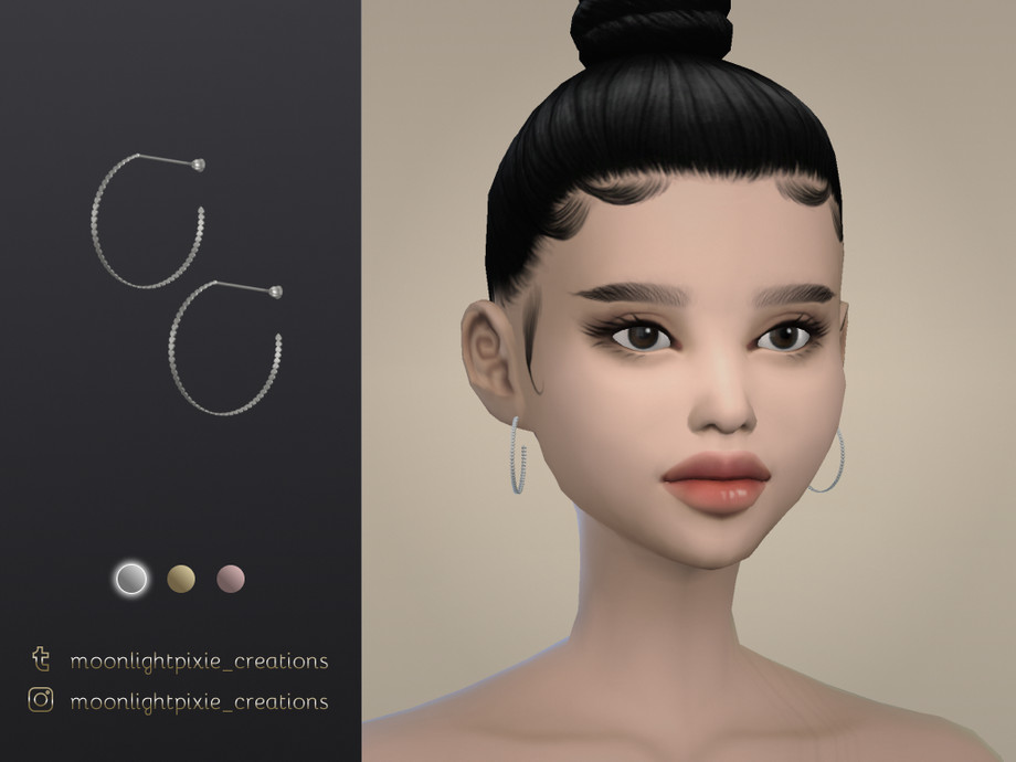 The Sims Resource | Earrings N7