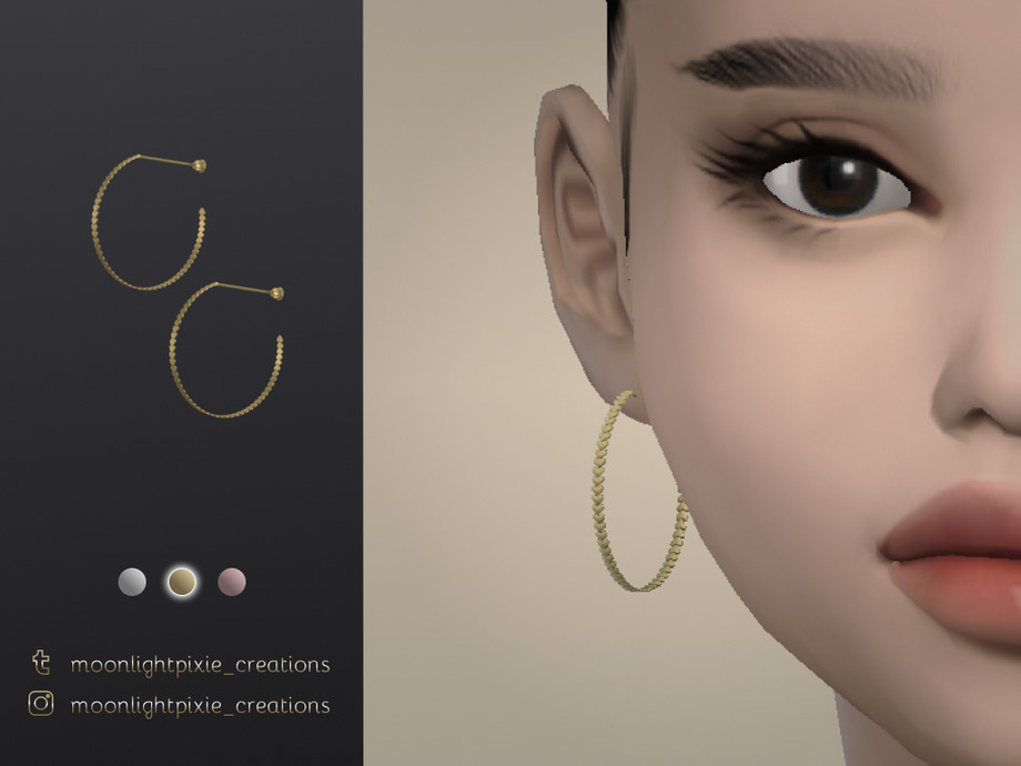 The Sims Resource | Earrings N7