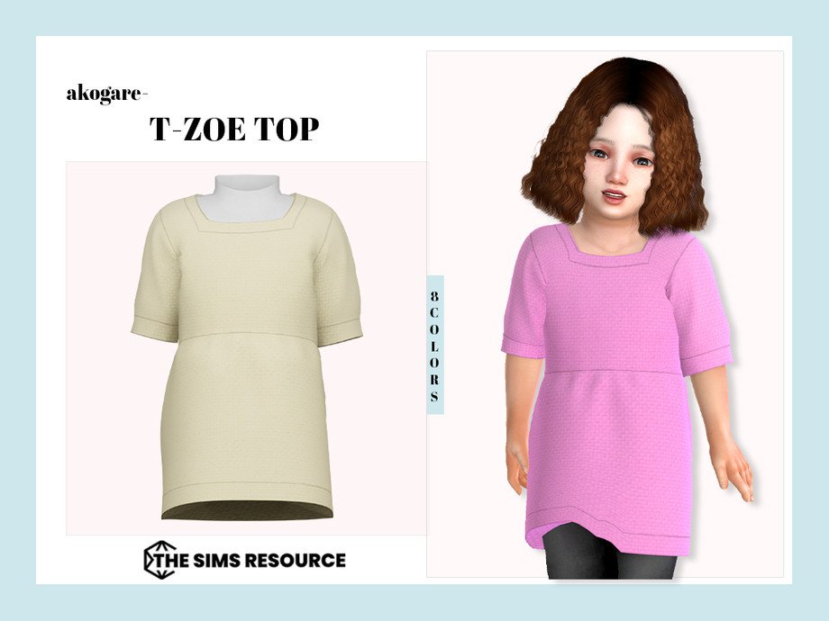 The Sims Resource | T-Zoe Top