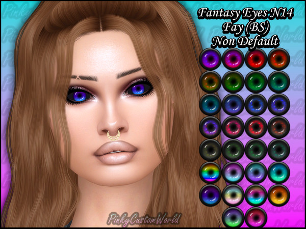 The Sims Resource | Fantasy Eyes N14 - Fay (BS) Non Default