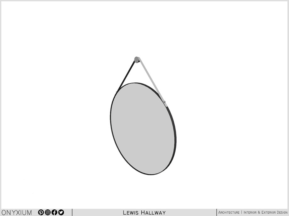The Sims Resource | Lewis Mirror With Rope Round