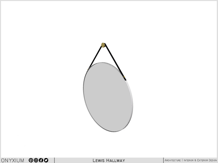 The Sims Resource | Lewis Mirror With Rope Round