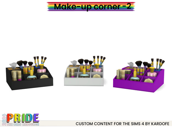 The Sims Resource | kardofe_Make-up corner_Make-up tray