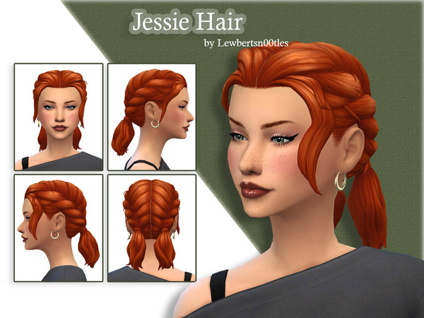 The Sims Resource | Jessie Hair